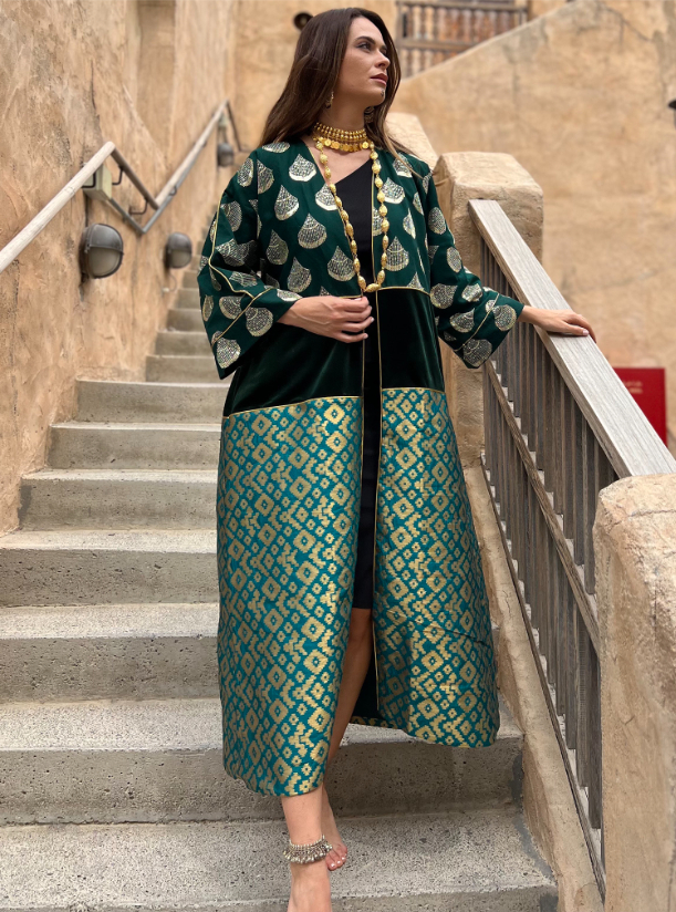 METANOIA Kuwaiti bisht, inspired by gold filigree patterns, reminiscent ...