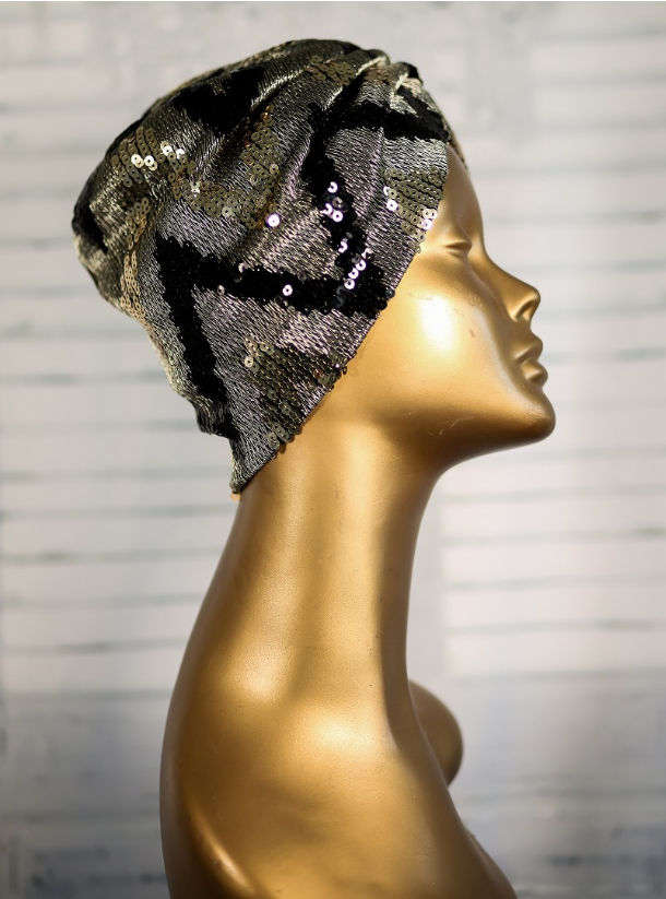 Louis Turban Jazzy 3 in 1 headwear from the Bliss collection. Wear as a ...