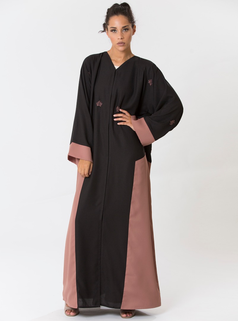OSH - 006 Black Abaya for daily use Abayas from Osh collection at Boksha