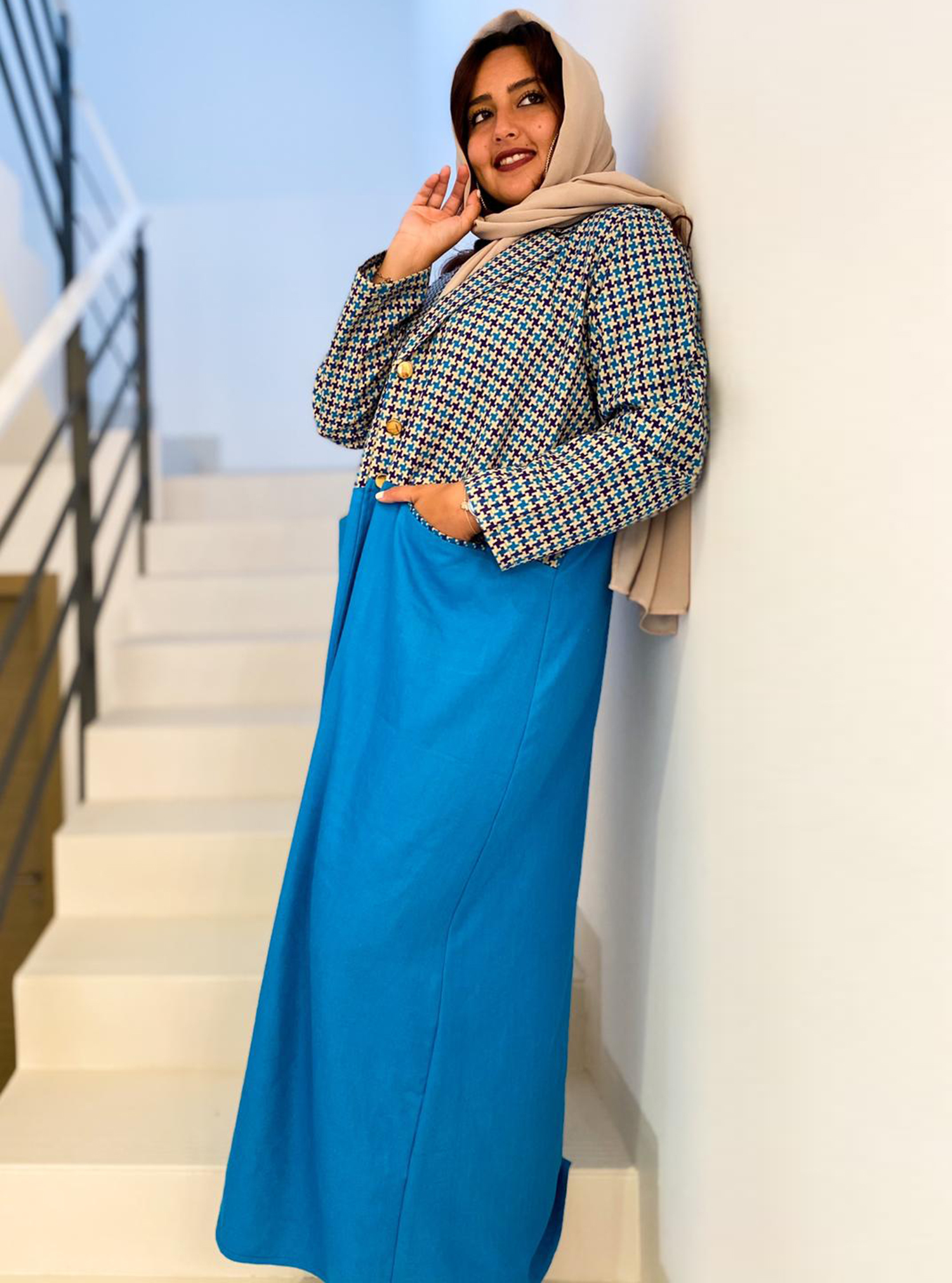 Jacket abaya Wool travel Jacket style abaya with pocket Abayas from ...