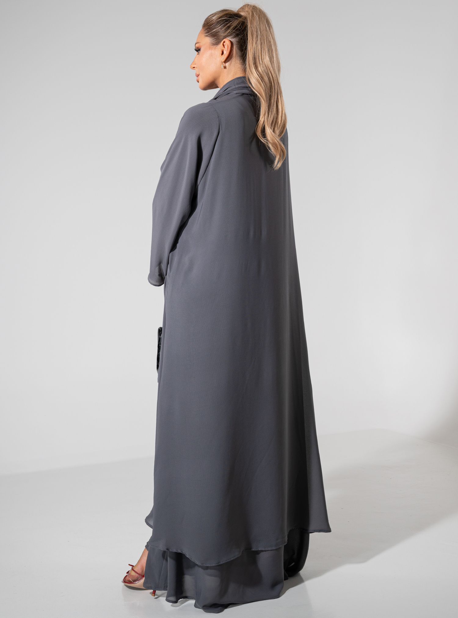 Grey Abaya Light as a feather, luxurious Abaya. Abayas from The Devil ...