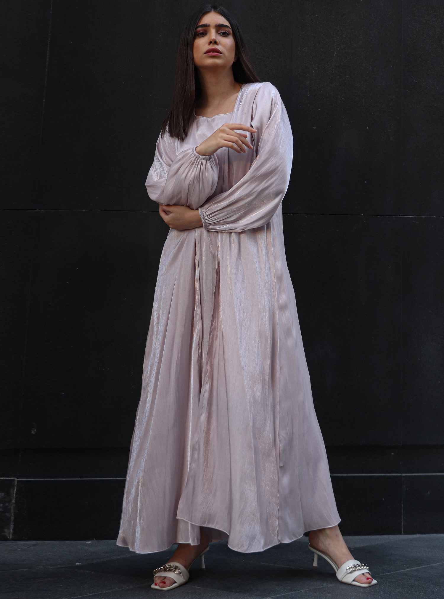 ABAYA SET abaya set with matching sheila and dress Abayas from Arwa ...