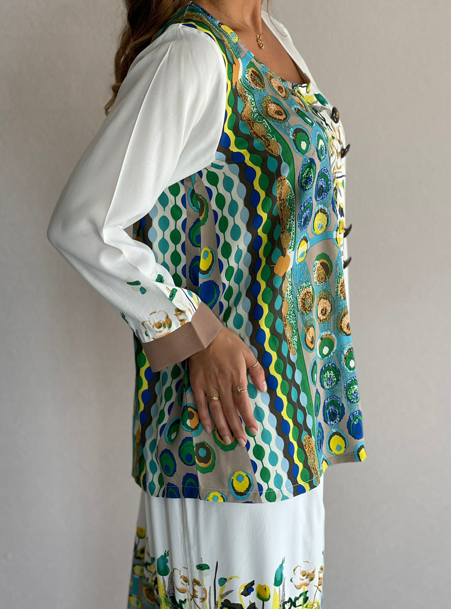 Crepe set Summer print Crepe set Travel Wear from Trendy Palace at Boksha