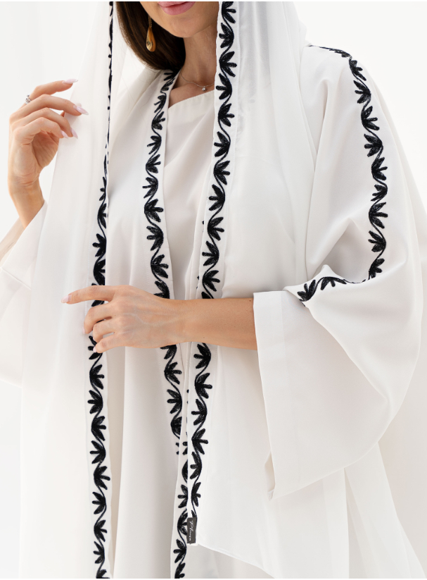 A2 full set ( abaya , dress , shela ) Abayas from The Plumaa at Boksha