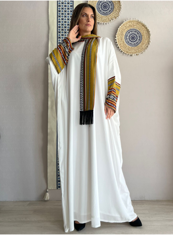 Sadaw kaftan Pure Cotton kaftan with sadaw scarf Kaftans from Trendy ...