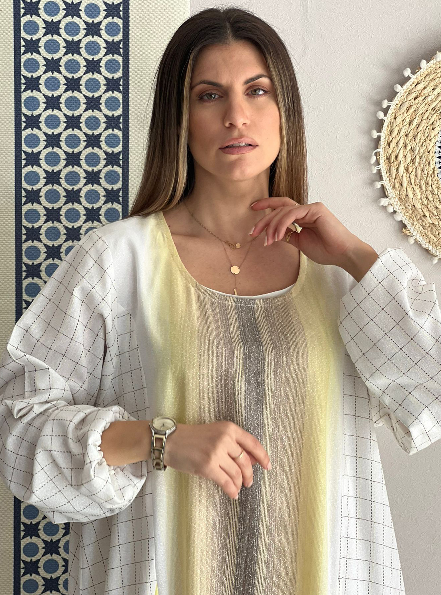 Boho kaftan Cotton linen kaftan with inner dress Kaftans from Trendy ...