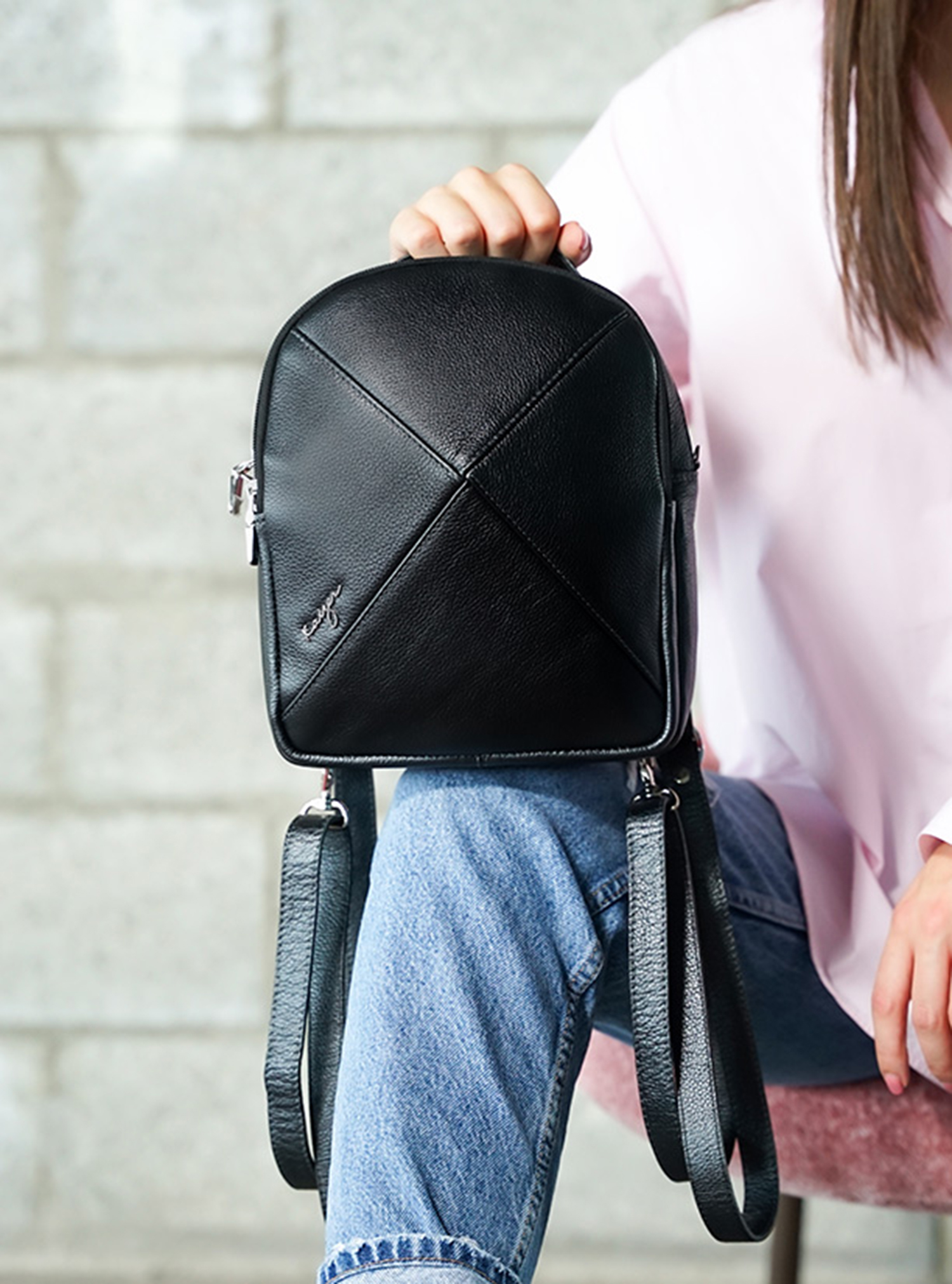 Cosset Backpack Inspired by geometry, the Cosset backpack is compact ...