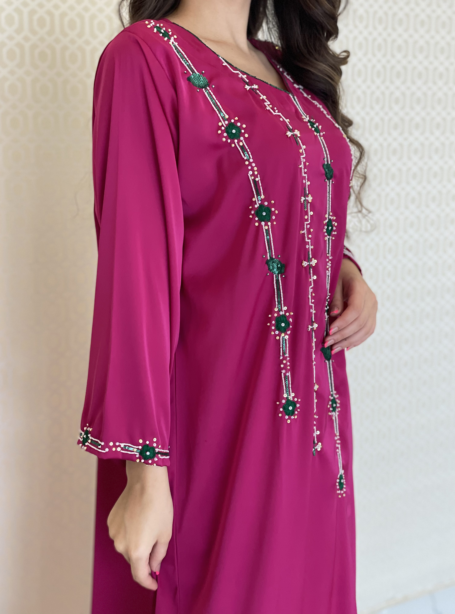 Jilabia Simple jilabia with handwork from the front Kaftans from ...