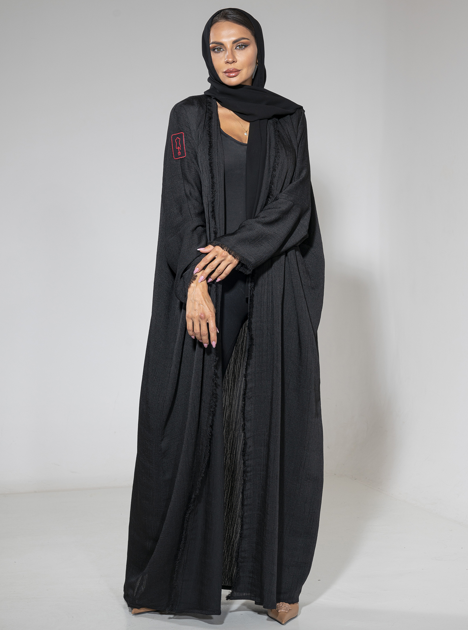 Black Abaya our beautiful crepe abaya is a great addition to your ...