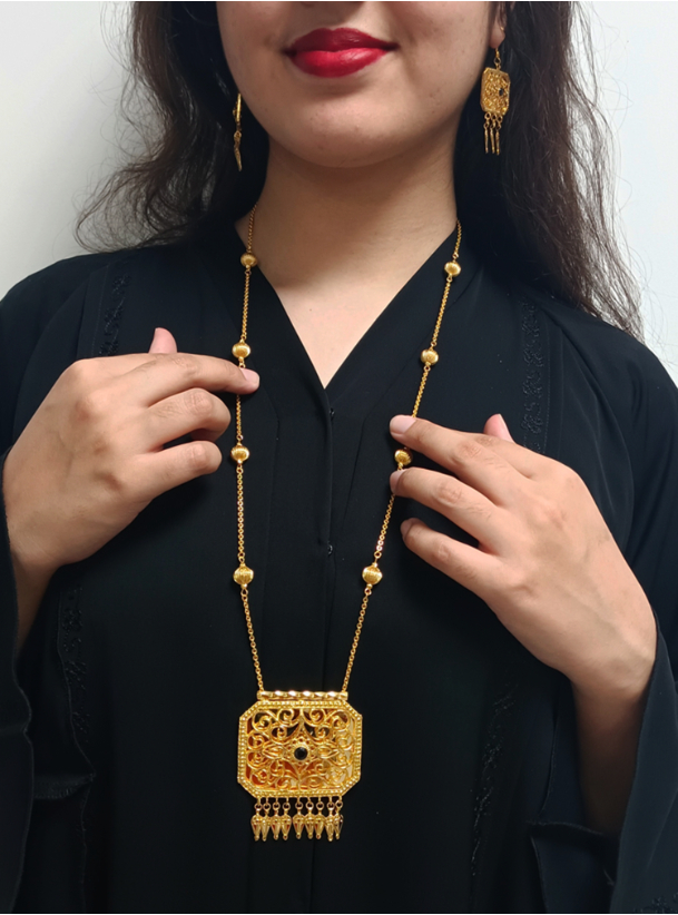 Aa102-Jewel Set Arabian style jewelry set. Fashion Jewellery from Aalif ...