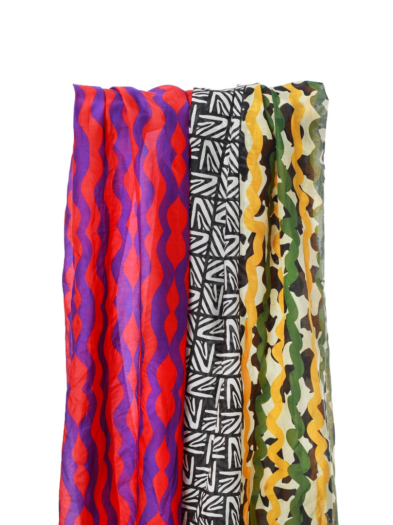 Head wrapper Vibrant patterns elevate this scarf and helps you ...