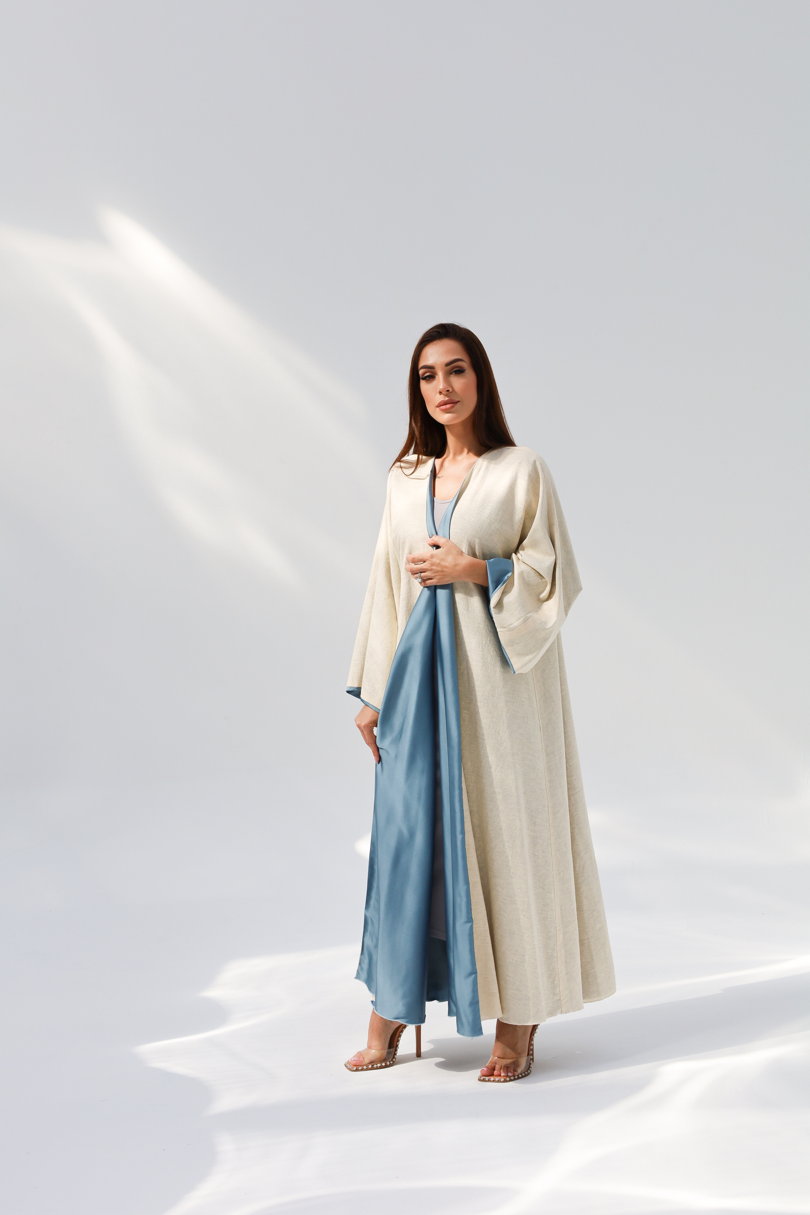 Abaya Double sided abaya Abayas from Seventy6 Boutique at Boksha