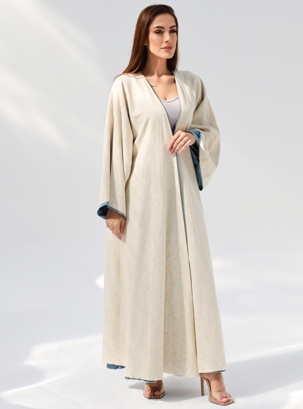 Abaya Double sided abaya Abayas from Seventy6 Boutique at Boksha