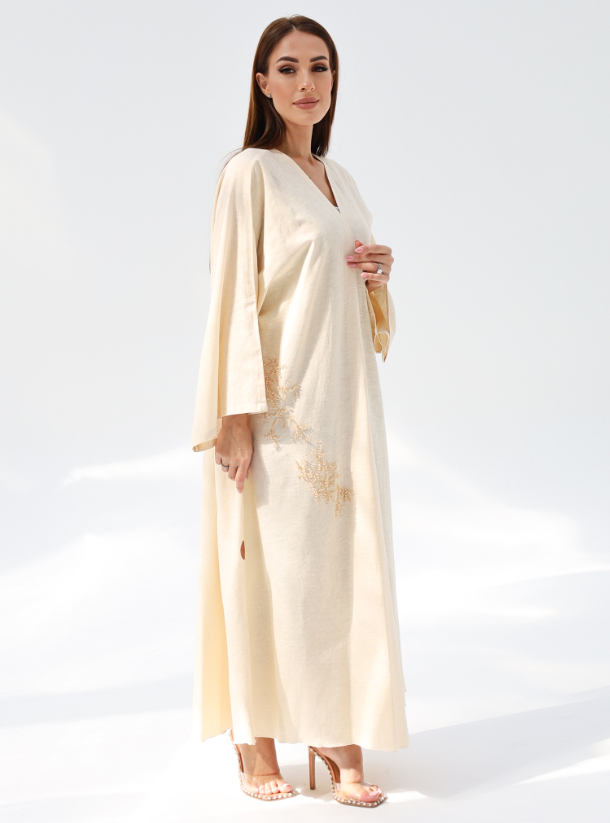 Linen abaya studed abaya available in different colors Abayas from ...