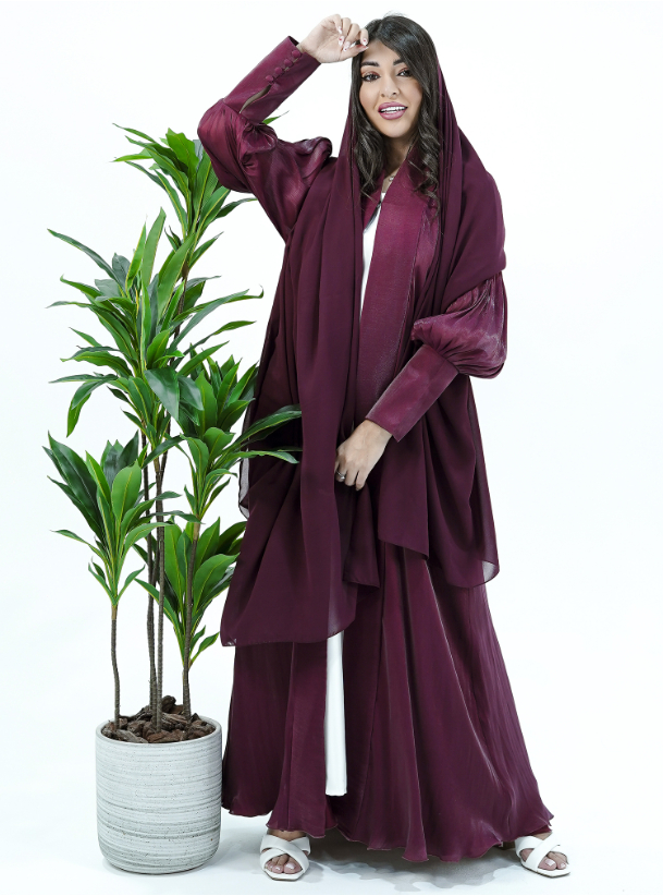 MERIZA MERIZA features a fluid flowing shimmery silk fabric elevated ...