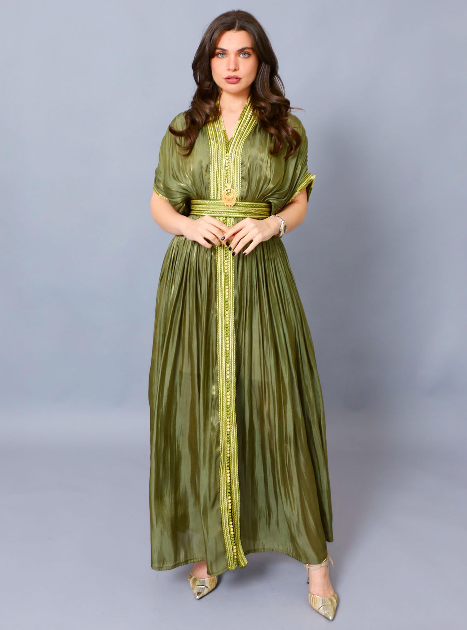 RC23-034 Modern Moroccan Kaftan Kaftans from AlJoud Designs at Boksha