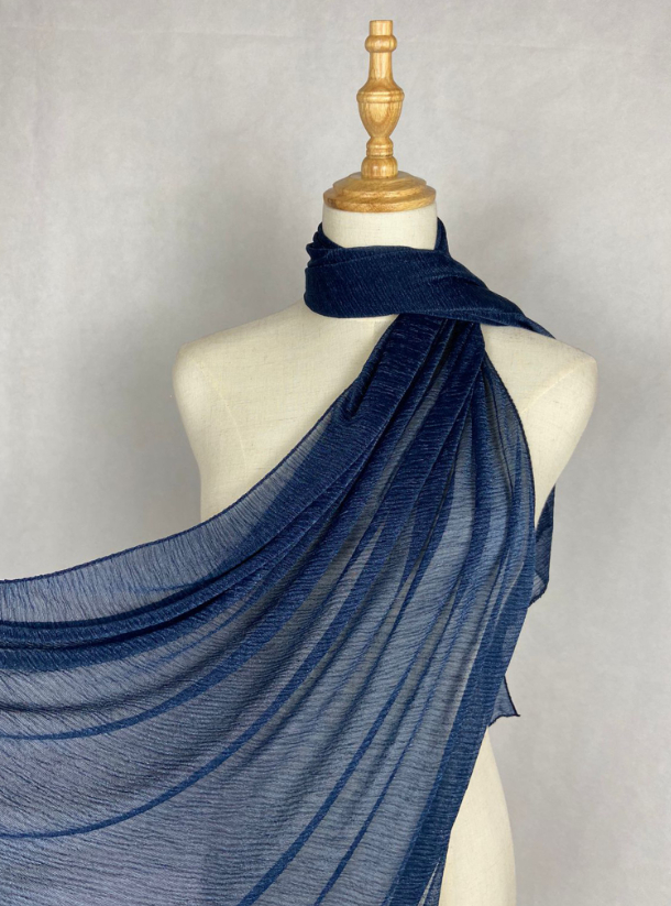 Navy Kashmiri Head Scarf Kashimiri Super High Quality -Steady and soft ...