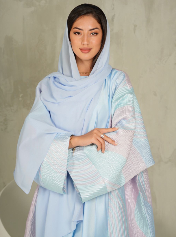 Brocade Jenna This 3-piece set is made from high-quality brocade Abayas from NAKAYA DUBAI at Boksha