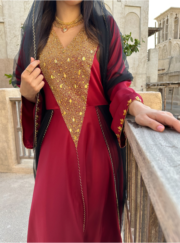 Al Johara Our exquisite Kaftan with Heavy Embellished Work, the true ...