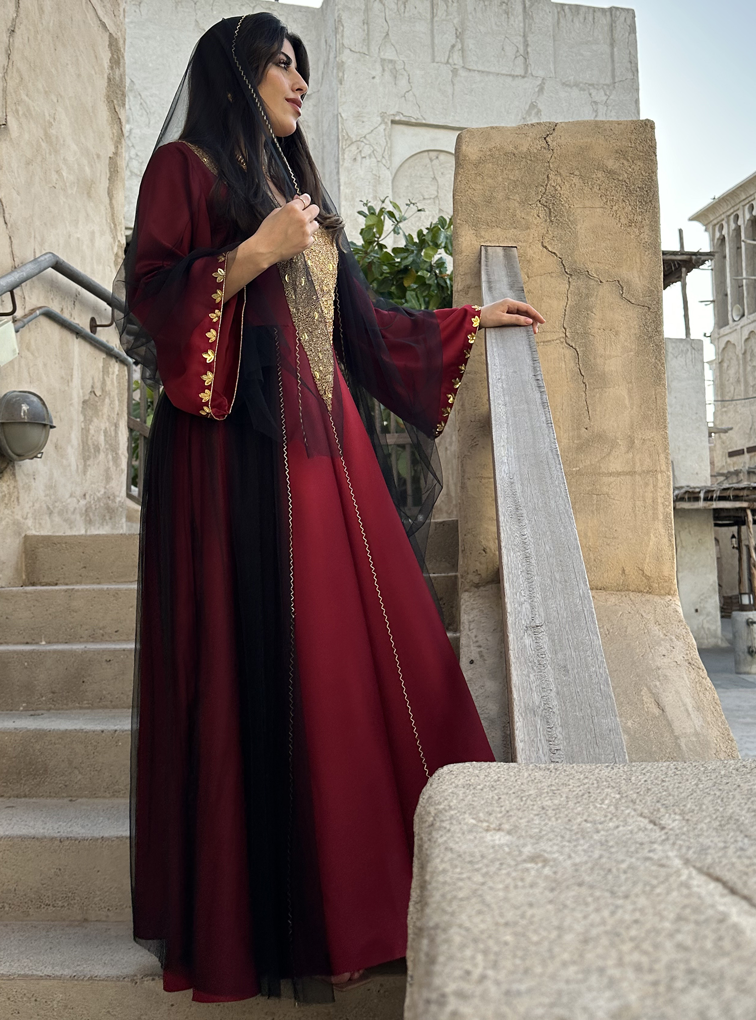 Al Johara Our exquisite Kaftan with Heavy Embellished Work, the true epitome of elegance and ...