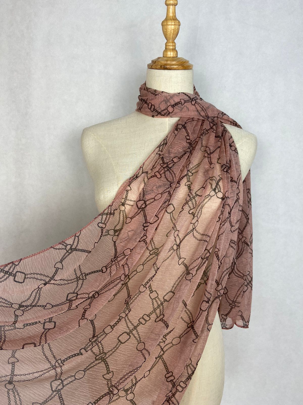 Al Rawnaq Soft and Steady Kashmiri Scarfs with print Headscarf from ...