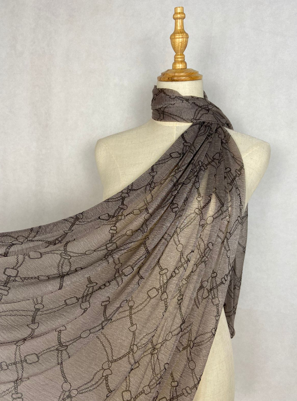 Al Rawnaq Soft and Steady Kashmiri Scarfs with print Headscarf from ...