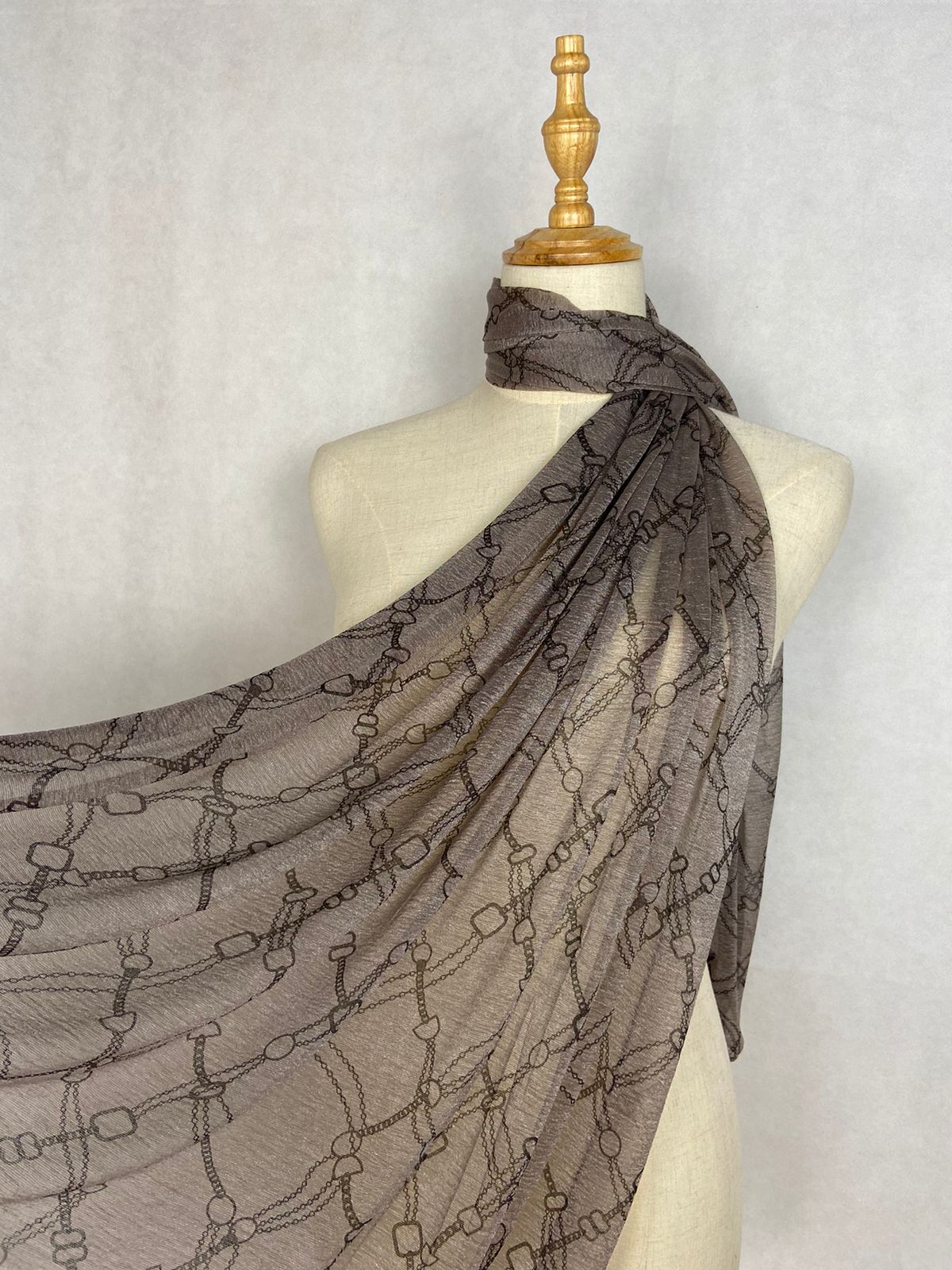 Al Rawnaq Soft and Steady Kashmiri Scarfs with print Headscarf from ...