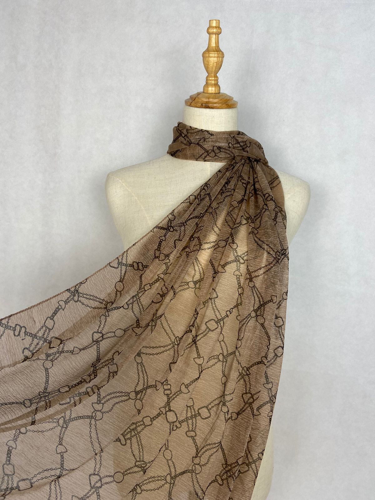 Al Rawnaq Soft and Steady Kashmiri Scarfs with print Headscarf from ...