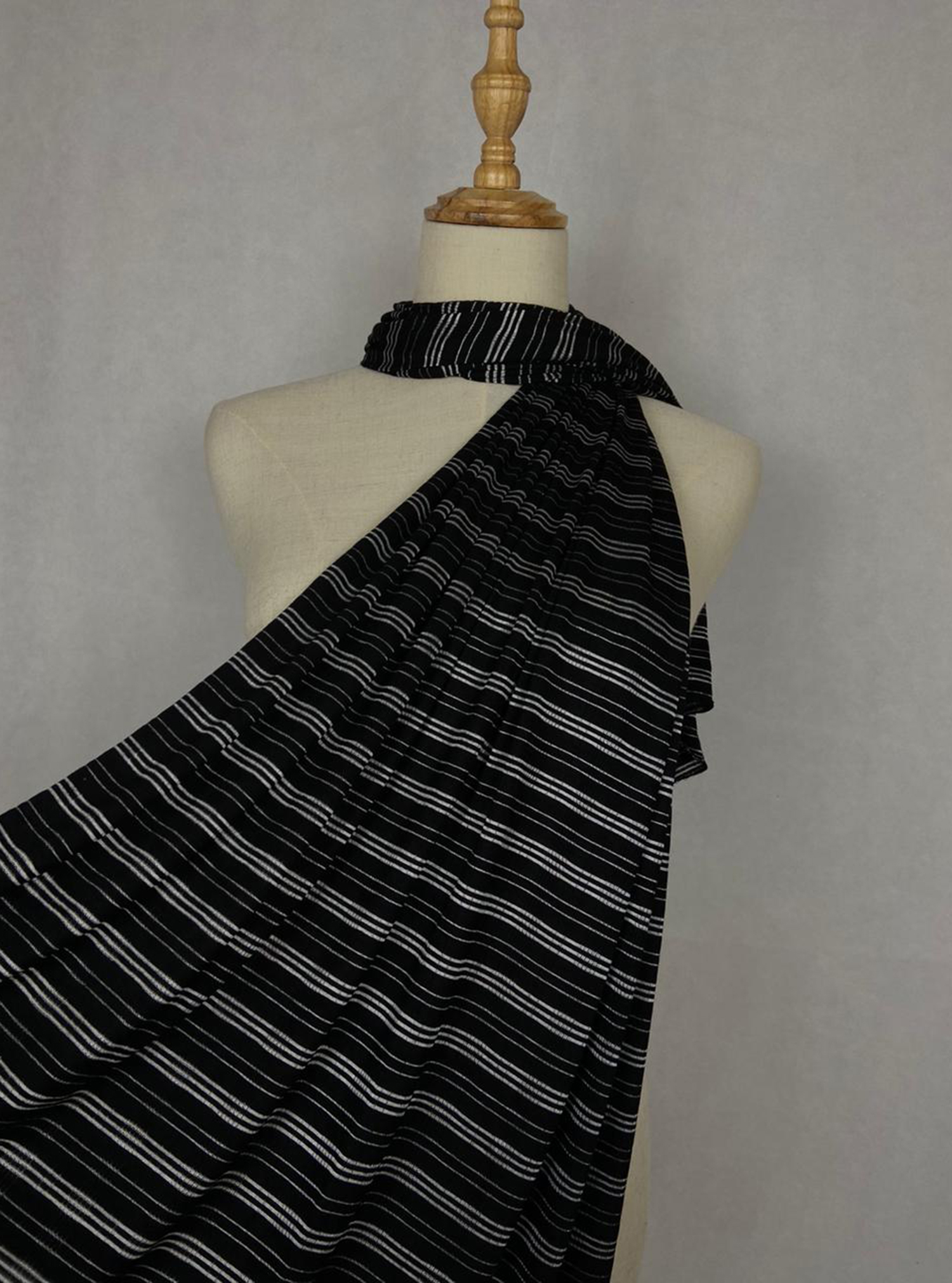 Elegant Elegant Cotton Double Stretch Scarf with lines Headscarf from ...