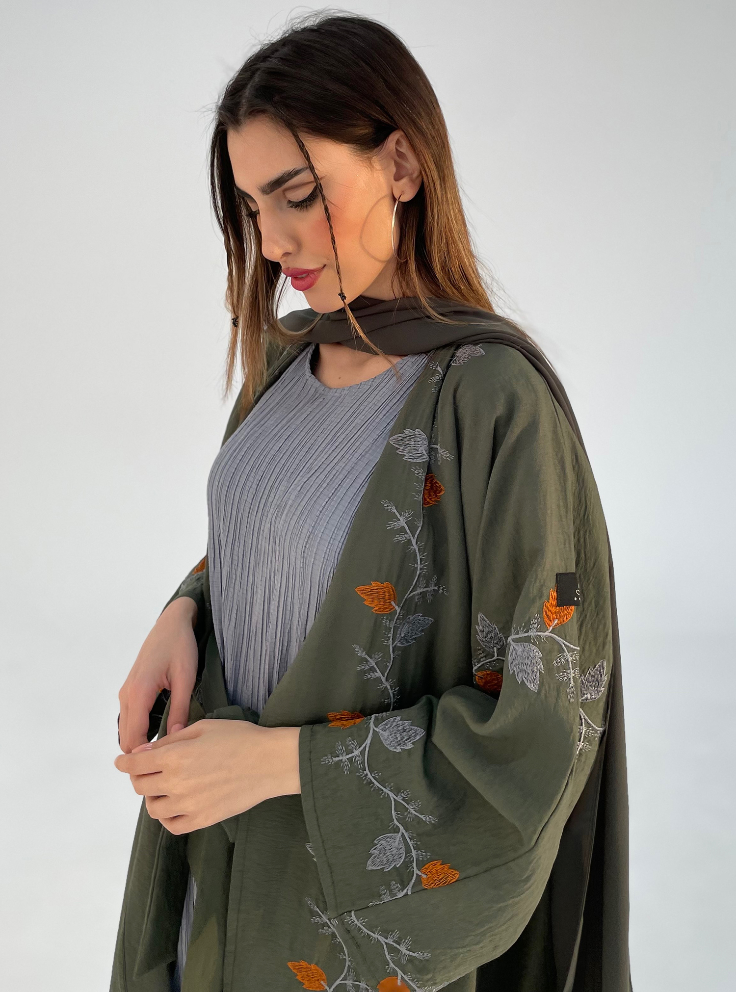 Four Set Abaya Abaya + Scarf + Dress + Dress Corset Abayas from Buhra ...