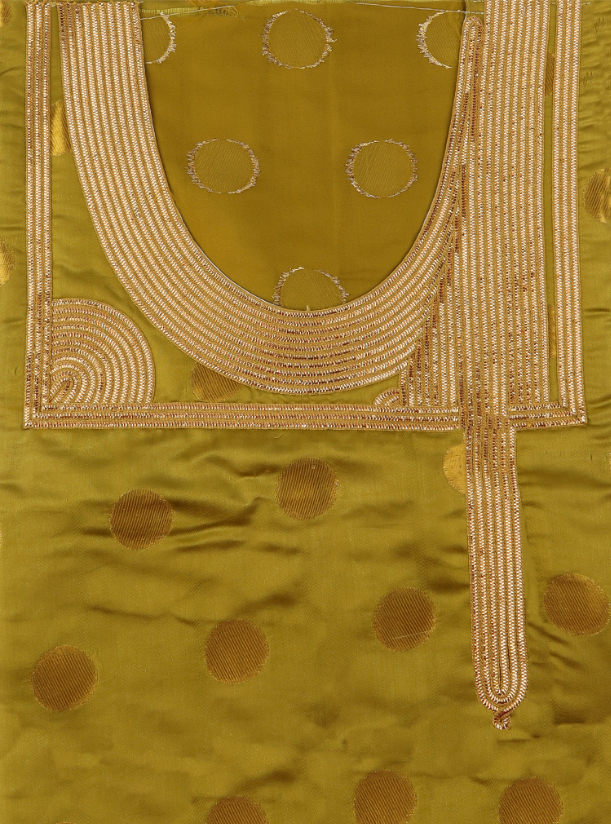 Bo Teyla Tally Indian Silk Zari with Traditional Tally Unstitched ...