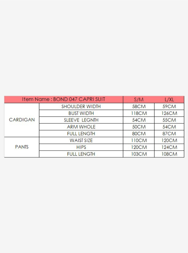 Capri Suit This stylish two-piece Capri Suit is perfect for all-day ...