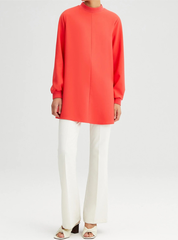 Crepe Tunic Basic crepe tunic Travel Wear from Being at Boksha