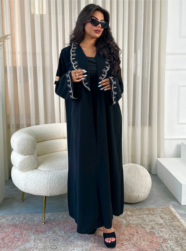 Formal Beads Formal abaya designed with beads Abayas from Reeshah ...