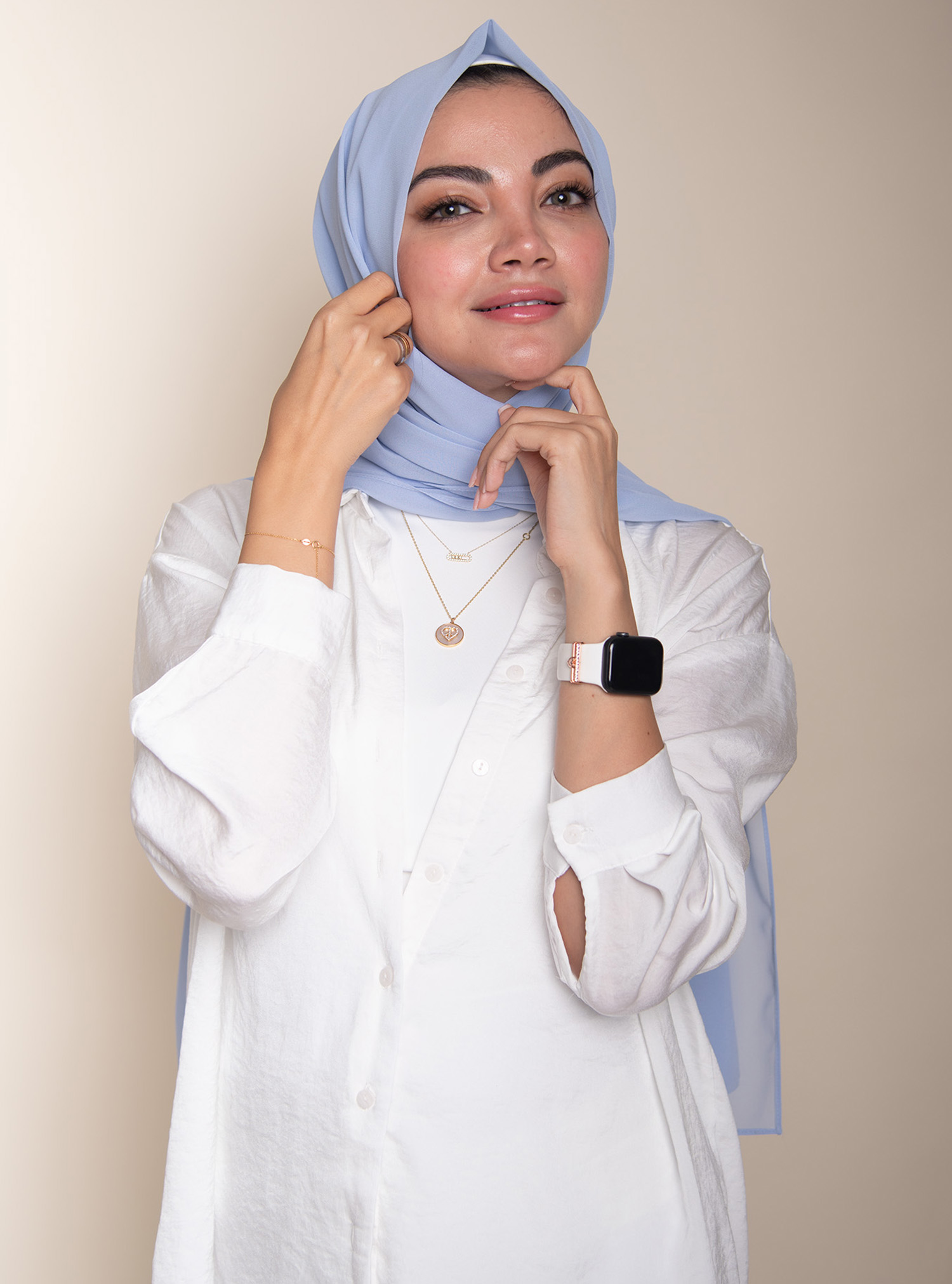 Sky Hijab A light, soft and elegant hijab perfect for a modern everyday ...