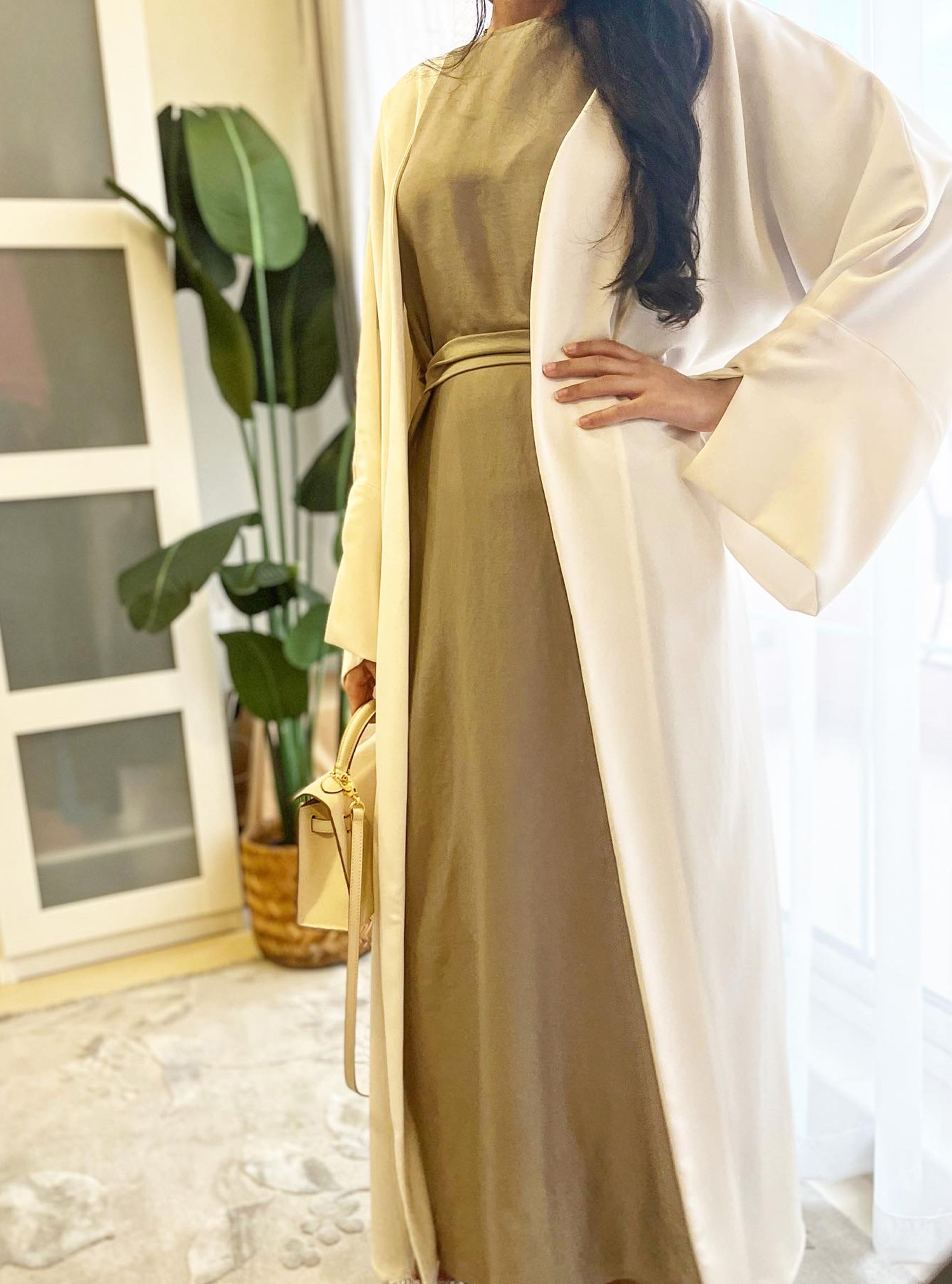 Pearls Flair cut abaya perfect for day or night. Abayas from Studio ...