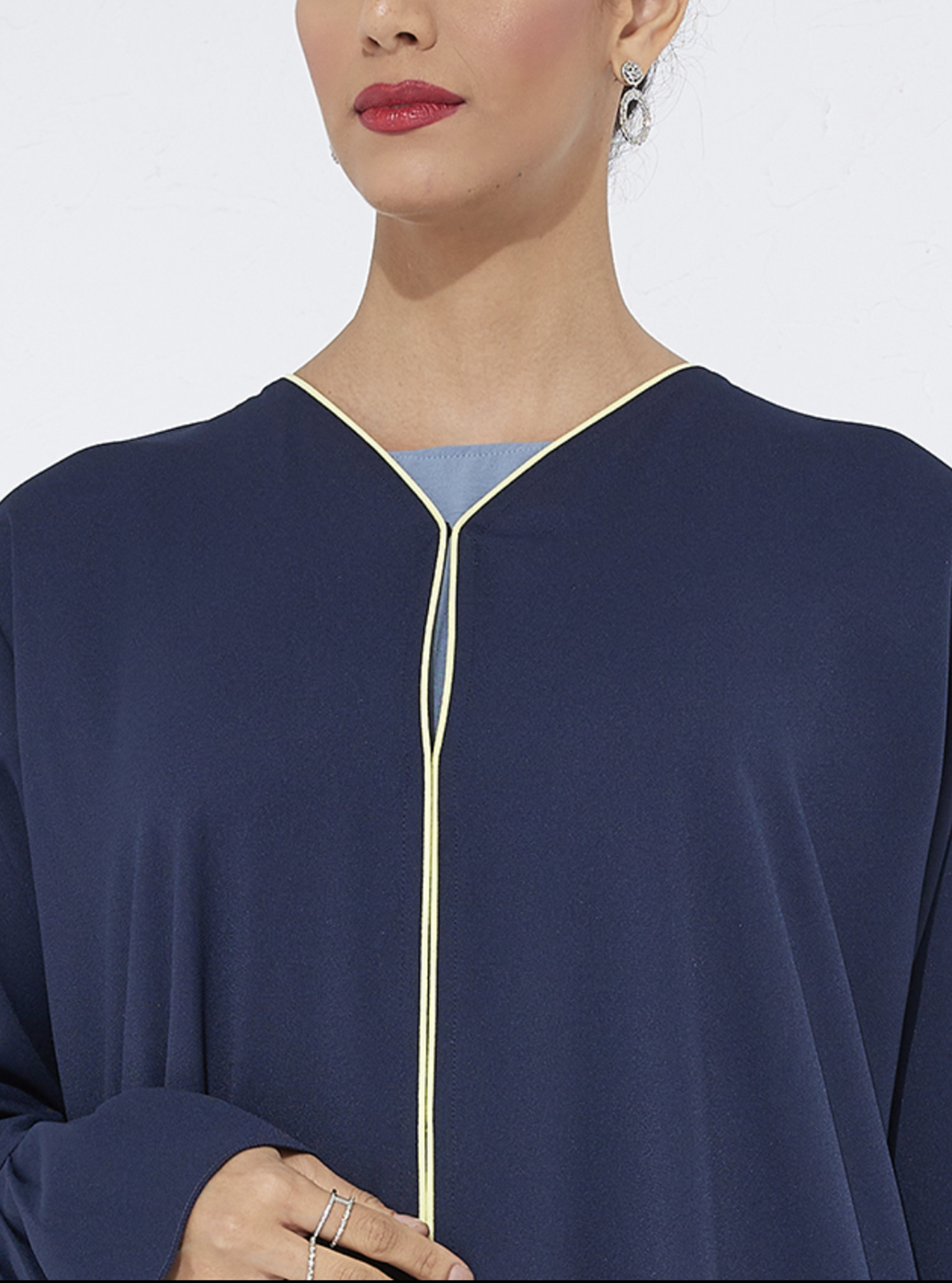 BD-Birds Blue Bisht style design with drawing birds Mix colors and ...