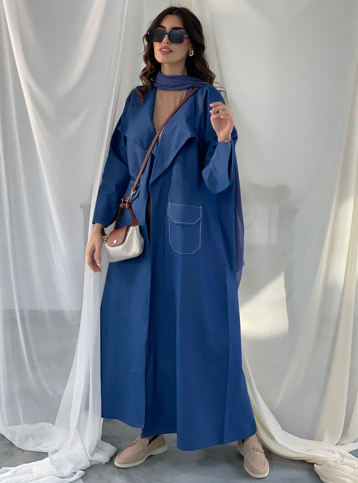 Denim Abaya Denim abaya with pockets. Scarf is included Abayas from ...