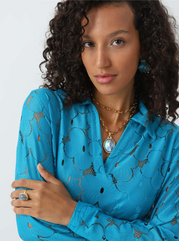 Time-to-dress Floral lace midi dress with long sleeves Dresses from ...