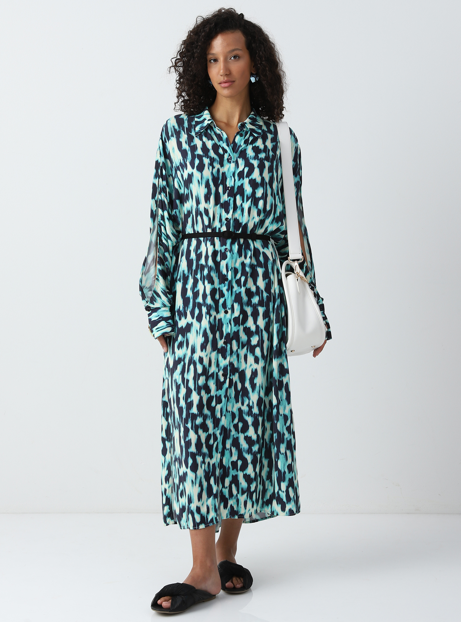 Mitica Luna Loose fit midi dress Dresses from Zafaa at Boksha