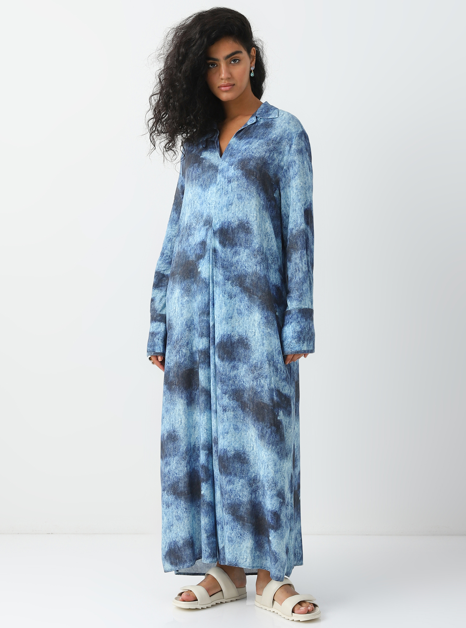 Mitica Luna Loose fit maxi dress Dresses from Zafaa at Boksha