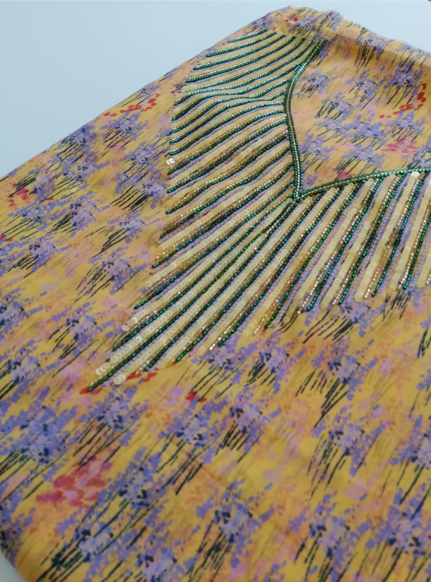 Liberty Yellow Liberty London Art Fabrics 100% Pure Cotton - Yellow ...