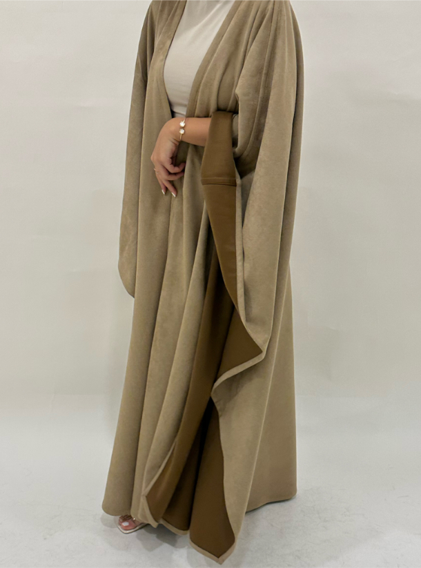 ReversibleShaal Camel Brown Double Sided Winter Shamwa Shaal. The sides ...