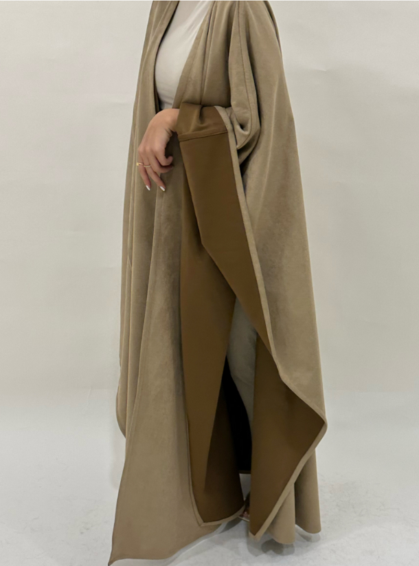 ReversibleShaal Camel Brown Double Sided Winter Shamwa Shaal. The sides ...