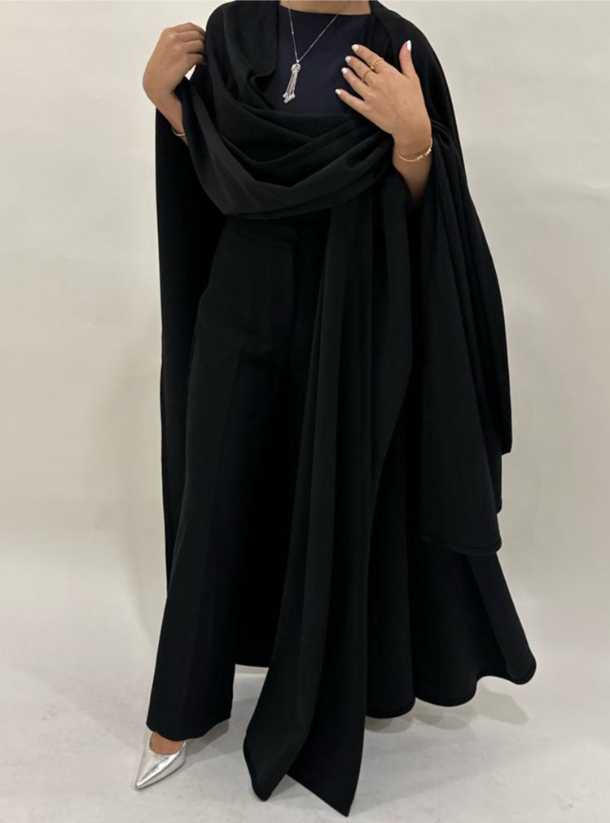 ReversibleShaal Black Double Sided Winter Shamwa Shaal. The sides of ...