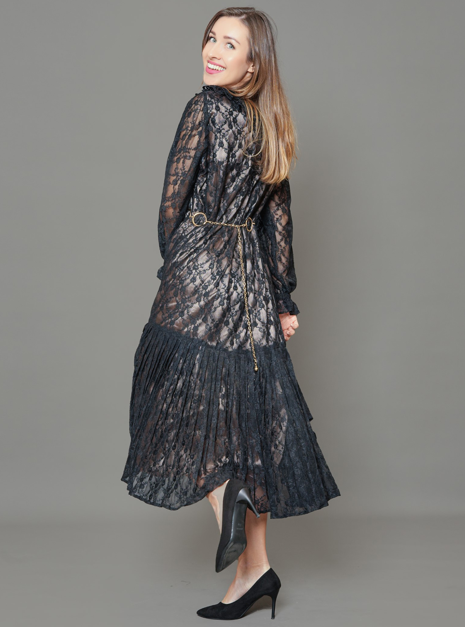 Black Net Dress Black Net Day-to-Night Dress exudes timeless elegance ...