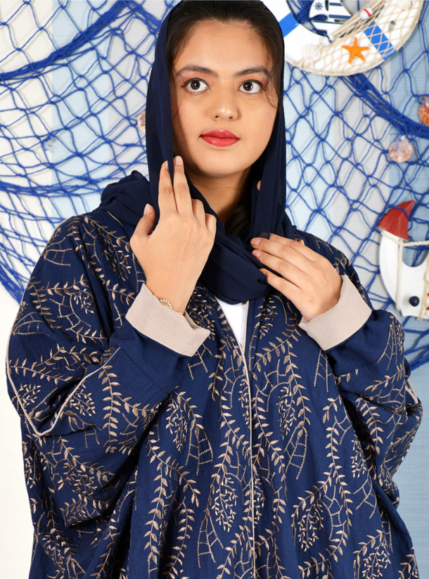 BOUSNI-3856 Bahraini style embroidered bisht abaya Abayas from Bousni ...