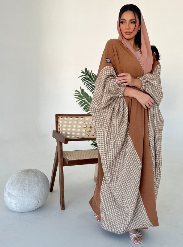 GT0 winter elegant bisht abaya Abayas from Shelen Designs at Boksha