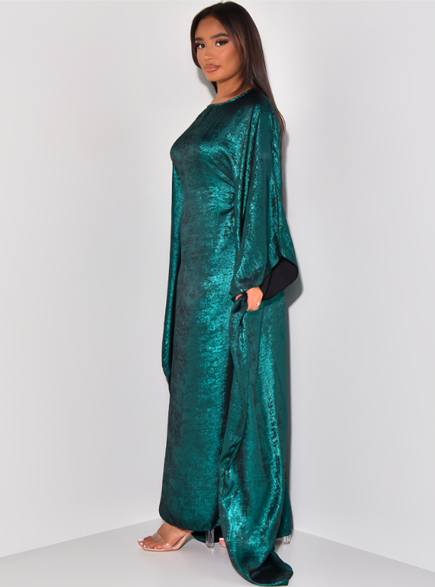 FAB063 Metallic cape dress Dresses from Fabriqué at Boksha