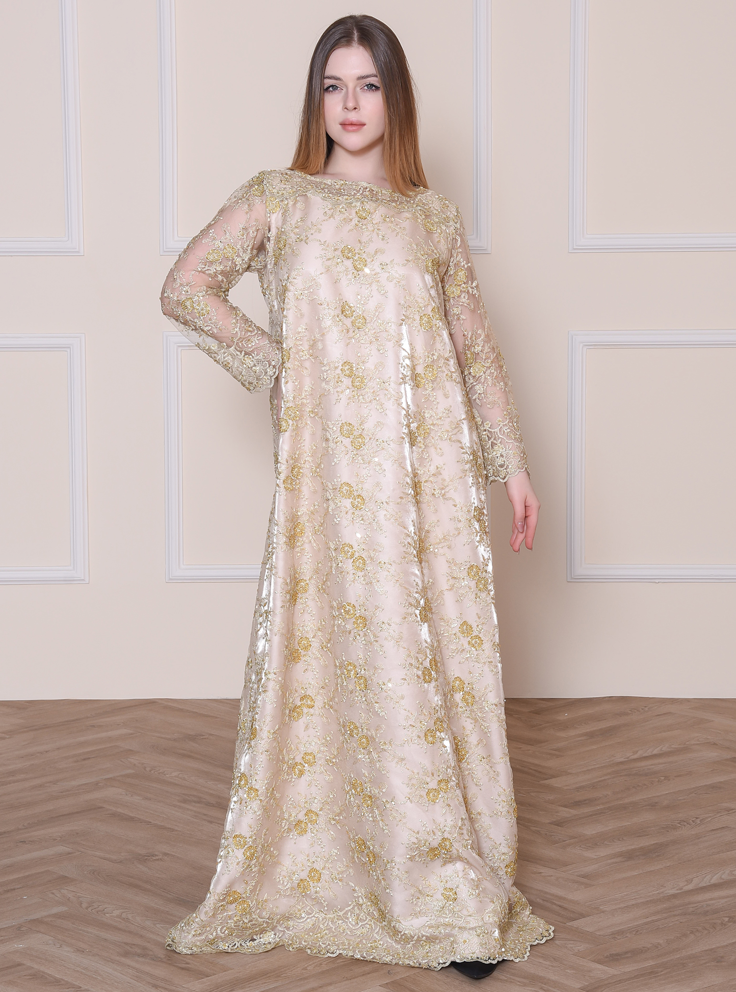 Crystal Kaftan Gold Crystal Embroidered Kaftan Kaftans from Classic ...
